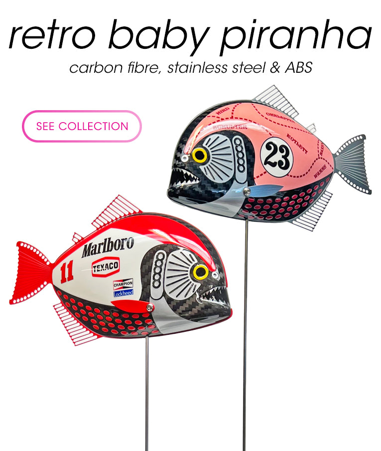Retro Baby Piranha – Carbon Art 45
